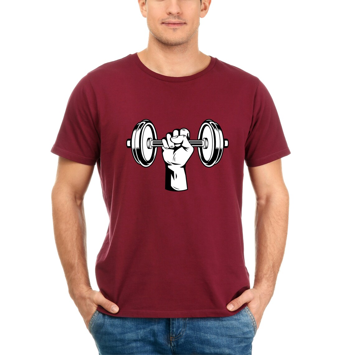Dumbbell Svg Workout Silhouette Dum Bell Weight Lifting - Etsy
