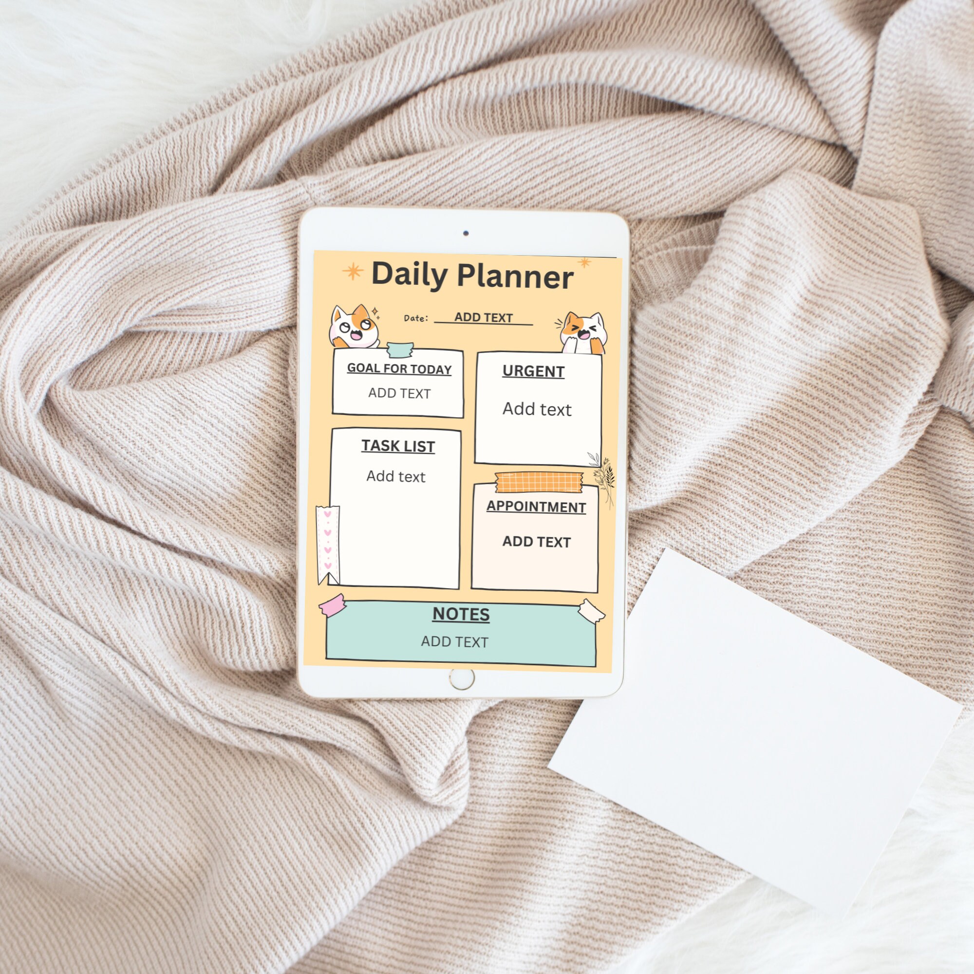 Editable Daily Planner Planner Printable Daily Agenda - Etsy