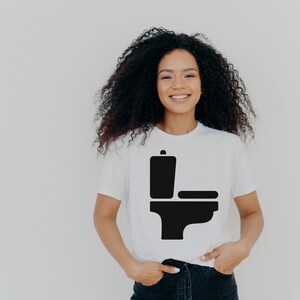 Toilet Seat SVG, Sitting on a Toilet Png, Toilet Paper Clipart ...