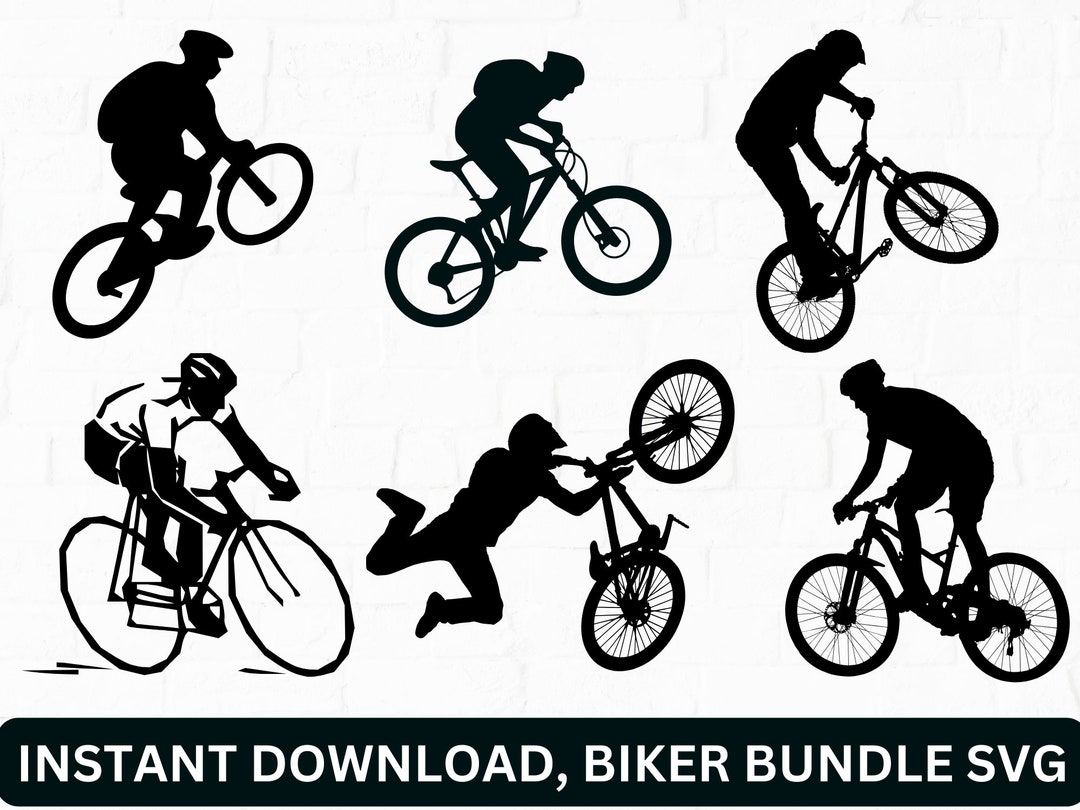 Bicycle SVG Bundle, Bicycle PNG Bundle, Bicycle Clipart, Bicycle SVG ...