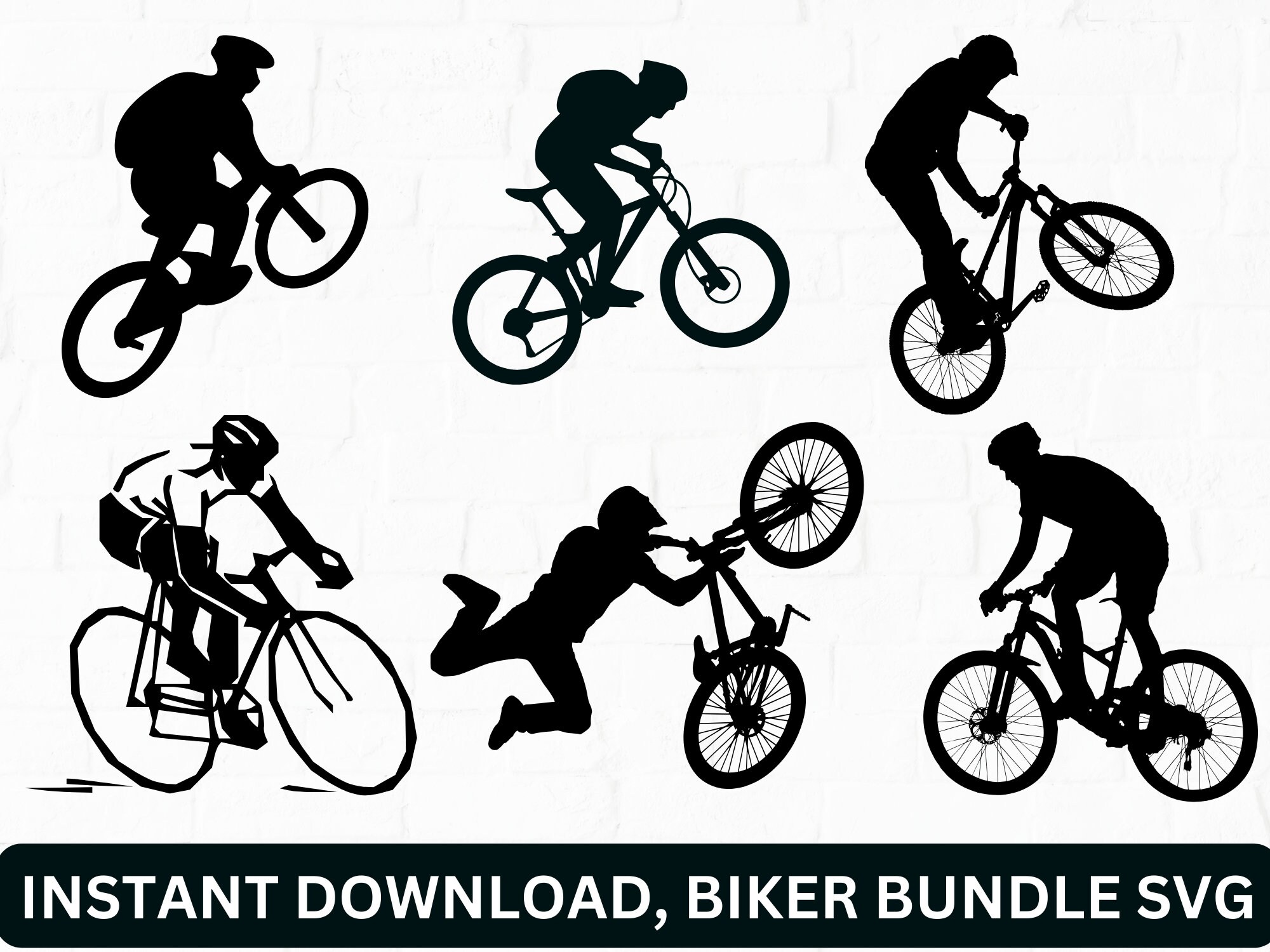 Bicycle SVG Bundle, Bicycle PNG Bundle, Bicycle Clipart, Bicycle SVG ...