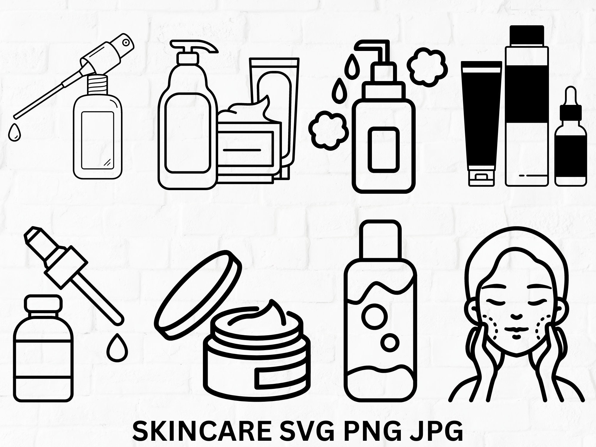 Self Care SVG Bundle Skin Care SVG, Self Love Graphic, Spa Graphic ...