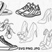 Sneakers SVG Sneakers Sneakers Clipart Sneakers Svg Cut File Sneakers ...