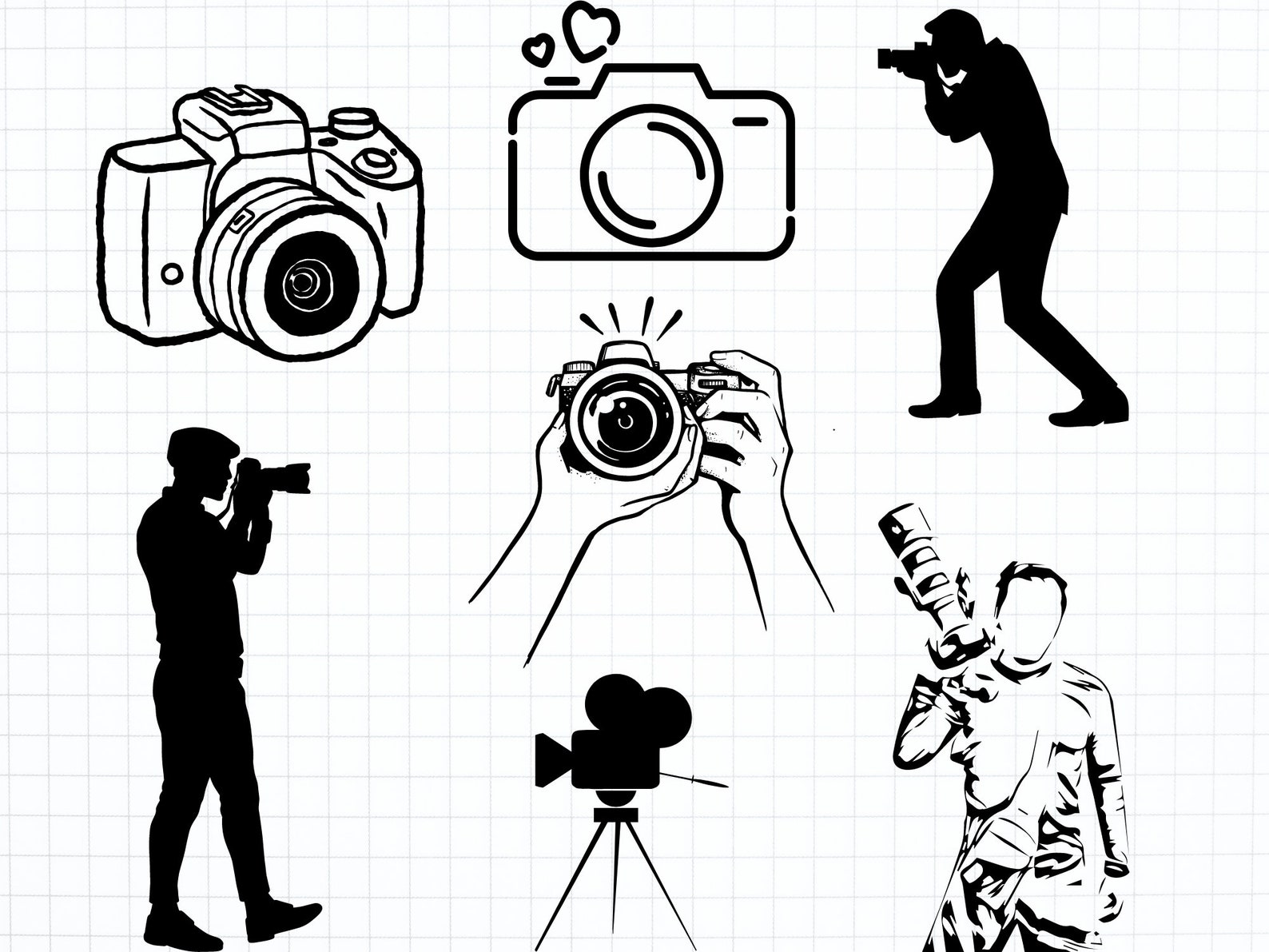 Camera SVG, Camera Cricut, Photography Svg, Photo Taking Svg, Selfie ...