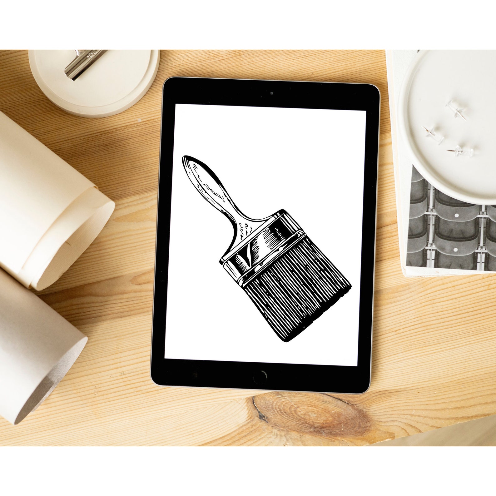 Paint Brush Svg, Artist Brush, Brush Svg, Paint Brush Svg for Cricut ...