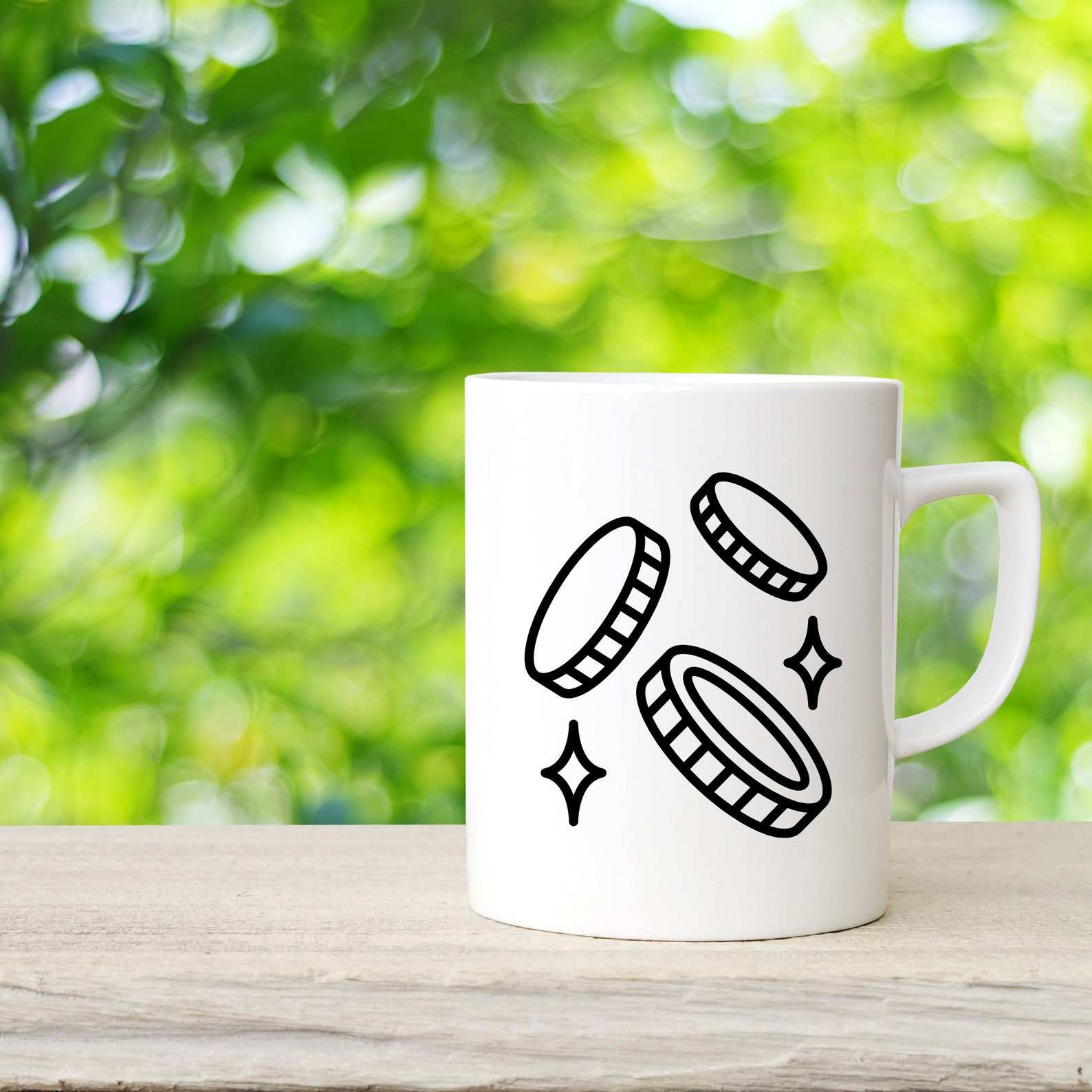 Money Svg, Coins Svg, Coins Clipart, Coins Files for Cricut, Coins Cut ...