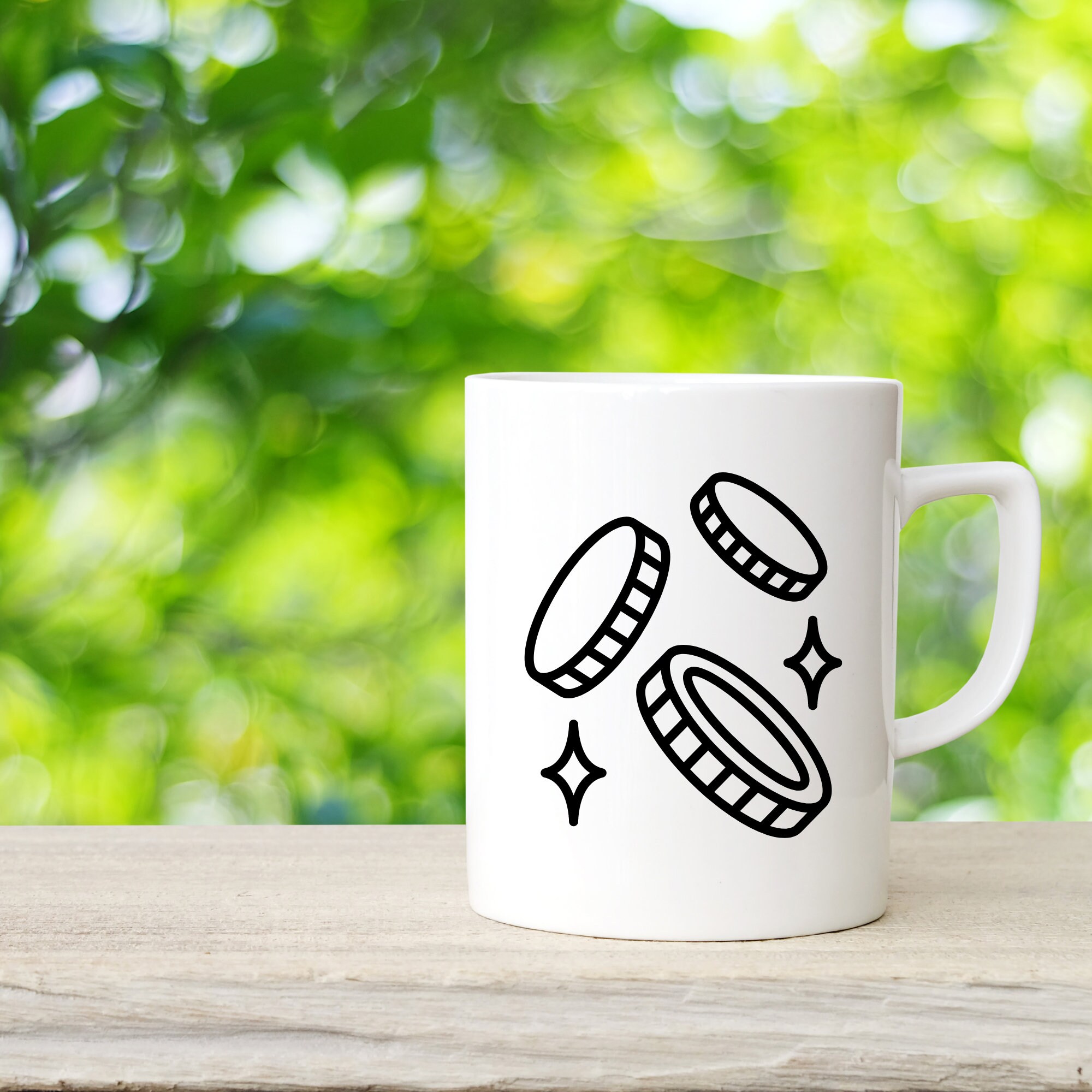 Money Svg, Coins Svg, Coins Clipart, Coins Files for Cricut, Coins Cut ...