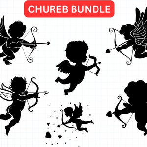Cherub Angel Svg, Little Angel Clipart, Cute Angel Png, Angels Bundle ...