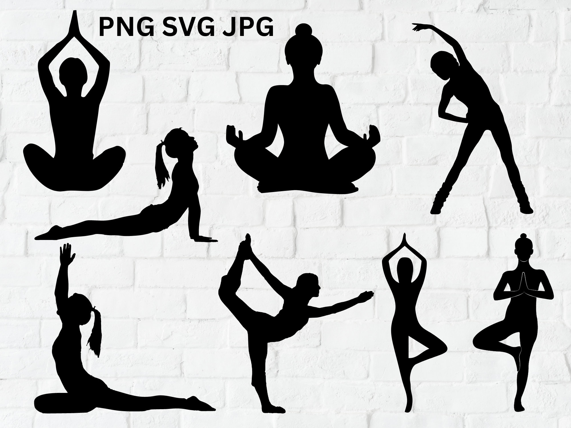 Meditation Svg Bundle, Yoga SVG Bundle, Meditation Svg, Yoga Pose Svg ...