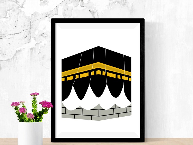 Kaaba Svg, Mecca Svg, Islamic Svg, Kaba Cutting Image, Masjid Al-haram ...