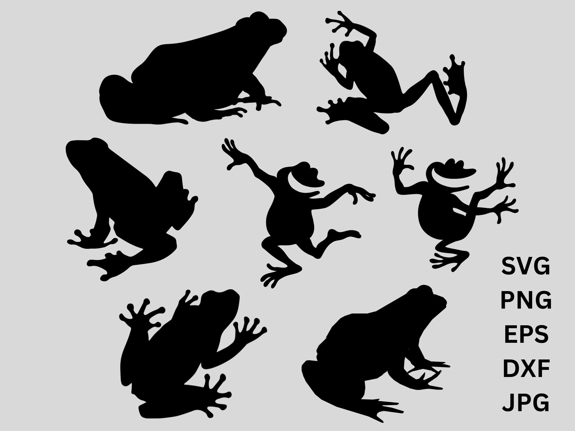 Frog SVG Cute Frog Cut File for Cricut, Frog SVG, Frog Clipart, Frog ...