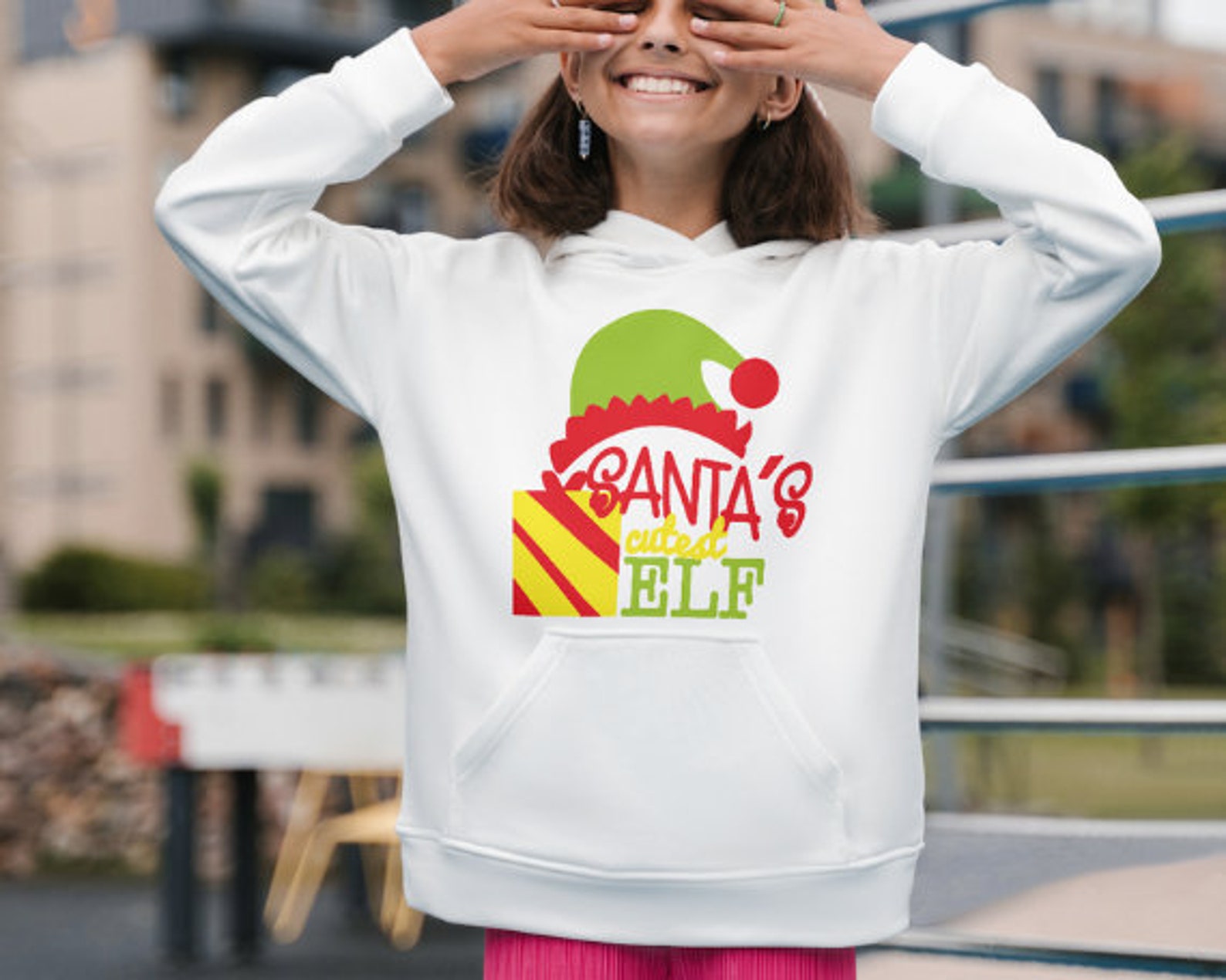 Santa's Cutest Elf Svg, Santa Elf Svg, Santa Elf Clipart, Christmas Elf ...