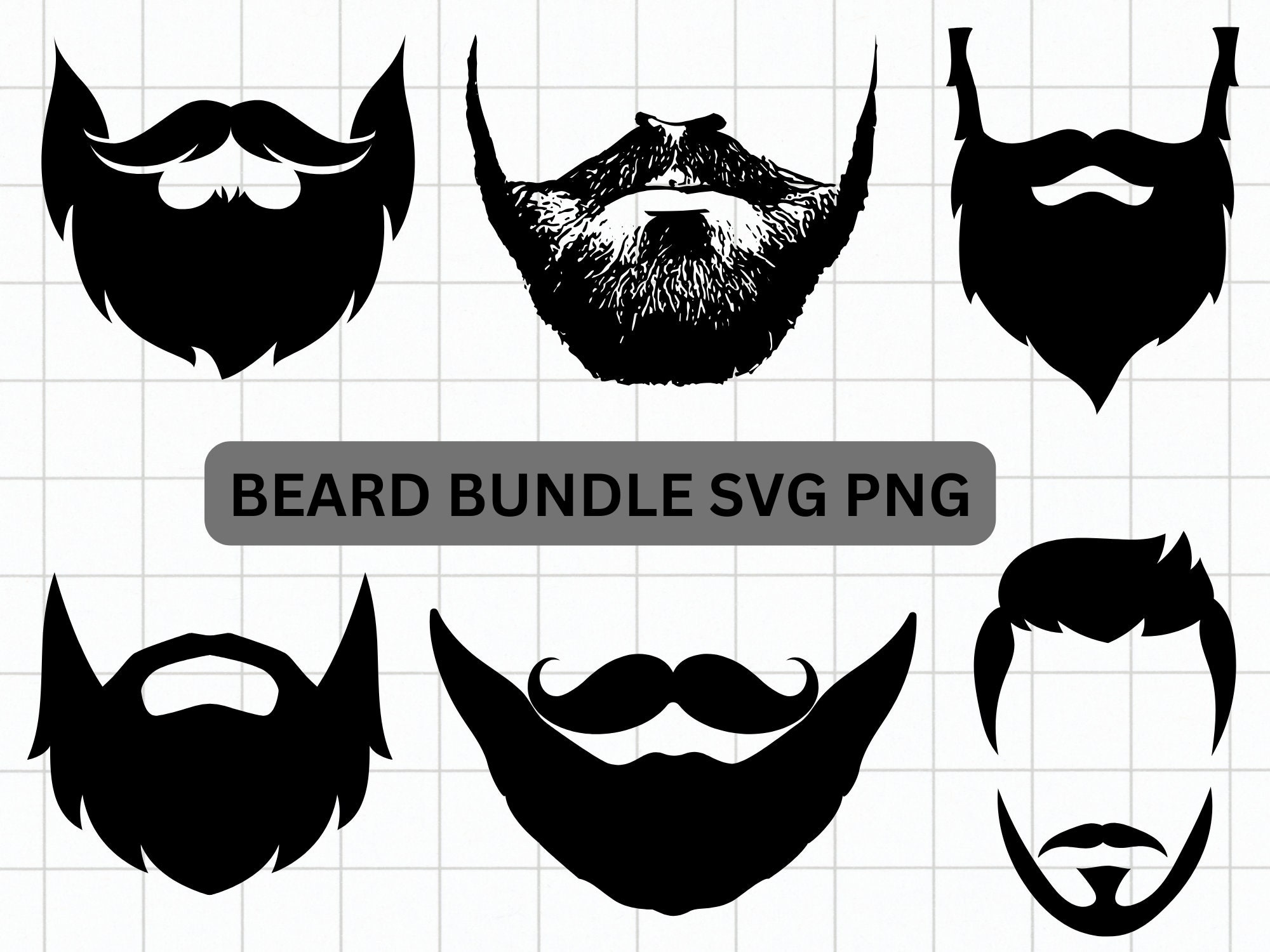 Beard Svg Afro Bearded Man Svg Cut File For Cricut Black Man Svg