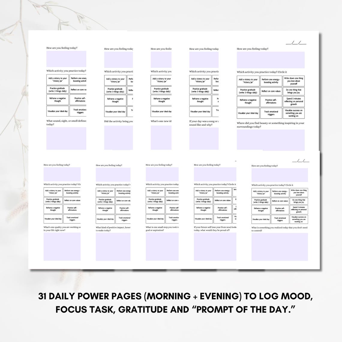 Inner Power Playbook Printable | DBT Workbook Inspired | CBT | 30-day ...