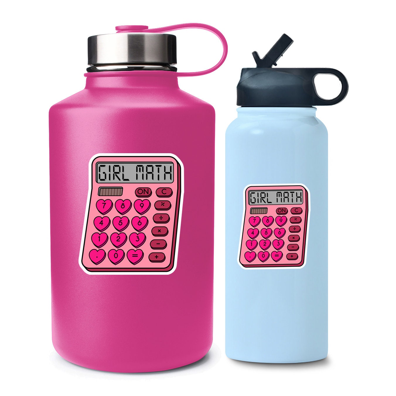 Girl Math Sticker - Etsy