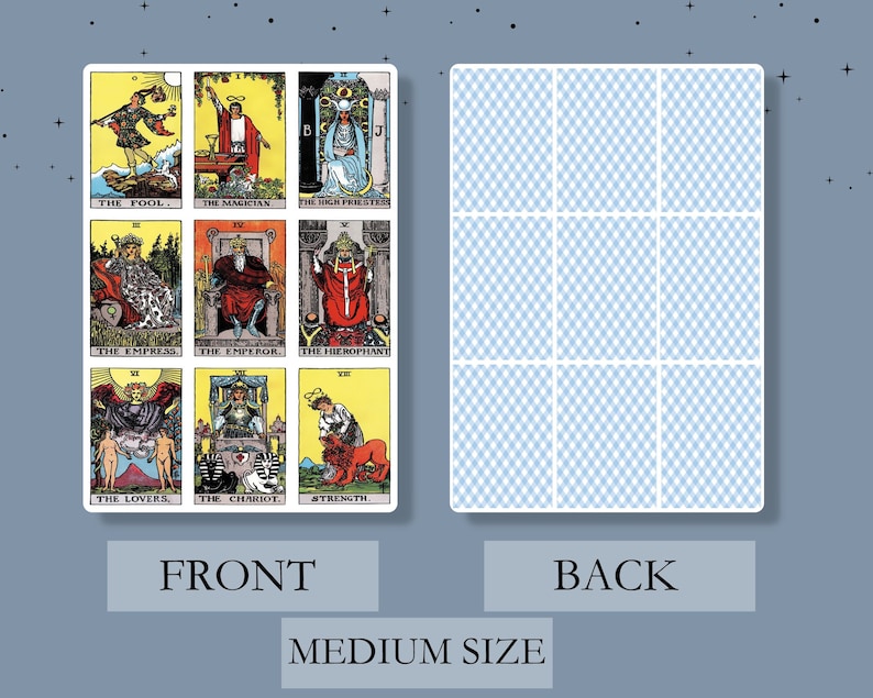 Rider Waite Tarot Cards – Printable Spiritual Deck (digital Download ...