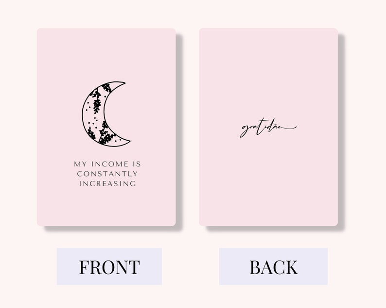 Printable Abundance Oracle Cards Affirmation Cards Affirmation Oracle ...