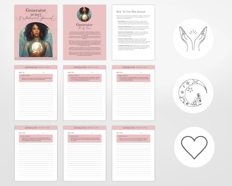 Human Design Generator Journal Human Design Journal Generator Human ...
