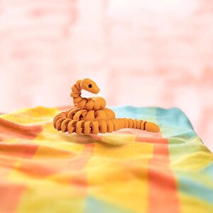 Ball Python Snake Articulated Toy 3D Printed Toy Figur Fidget Toy for ...