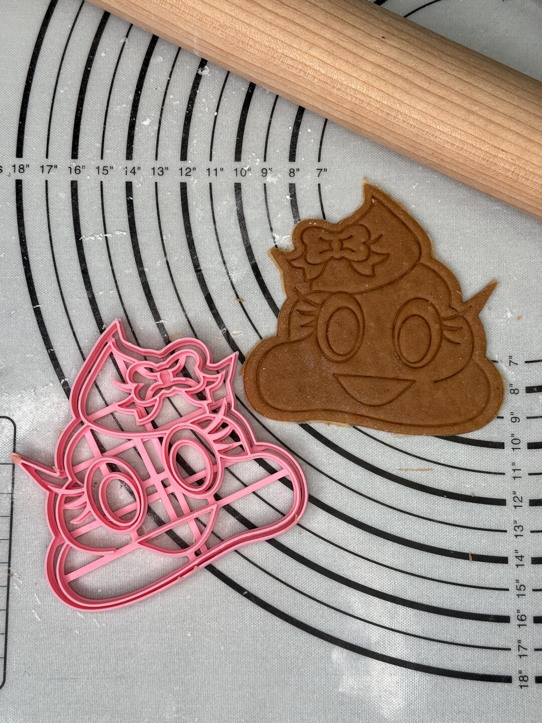Lady Poop. Emoji Play Dough Cutters. Doh Stamp Fondant Set Cookie ...