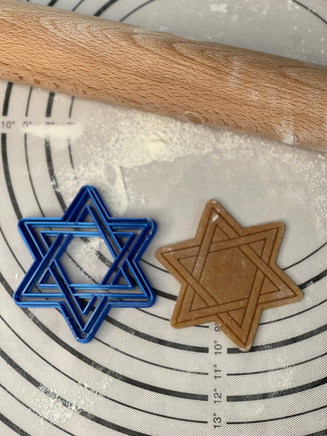 Star of David Magen Dovid Jewish Star David’s Cookie Cutters & Molds ...