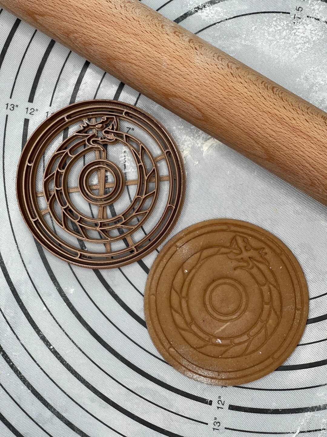 Vikings Shield Dragon Shield Cookie Cutter & Mold 4” Inches Produced by ...