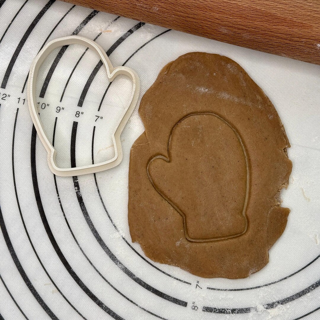 Giant Mitten Cookie Cutter (15” Inches Scale) Produced by 3D Kitchen - Etsy