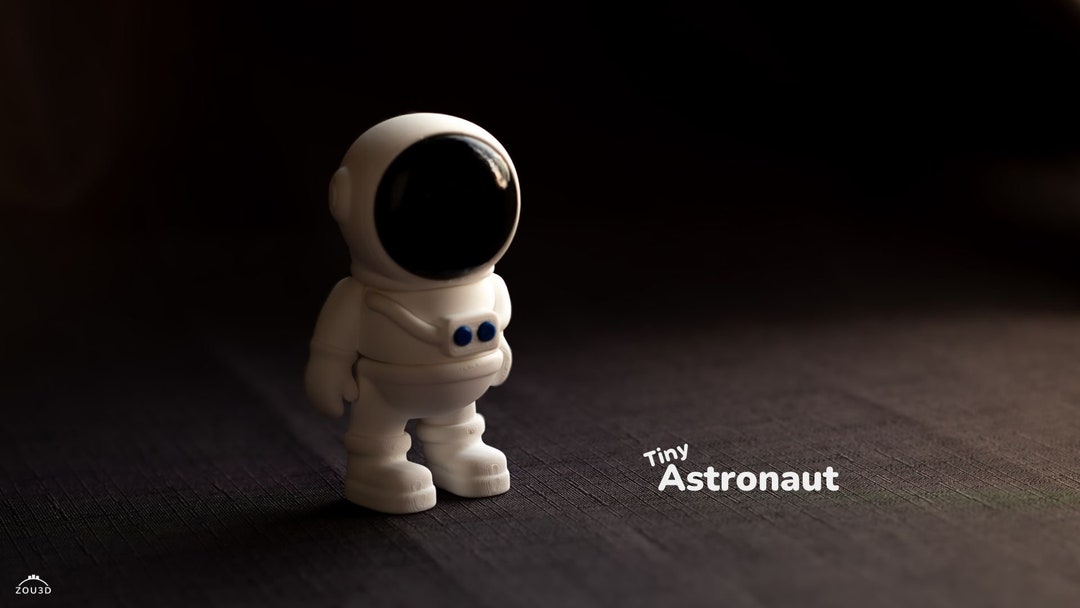 Tiny Astronaut Articulated 3D Printed Fidget Toy - Etsy