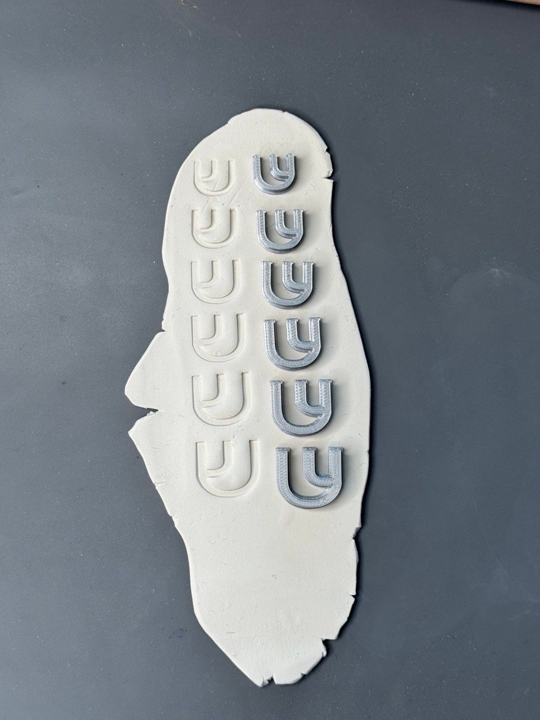 Shin ש Clay Mold Produced by 3D Kitchen Art Set of 6 (2) - Etsy