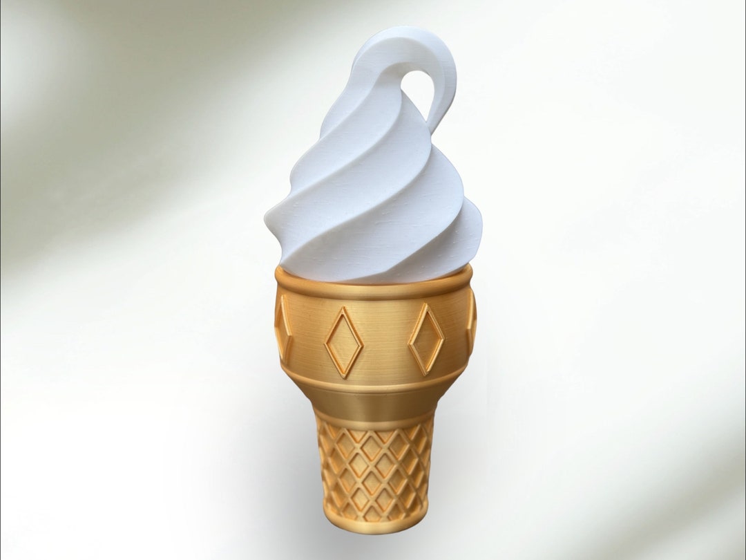 Golden “vanilla ” Ice Cream Cone Box Produced by 3D Kitchen Art 11 ...