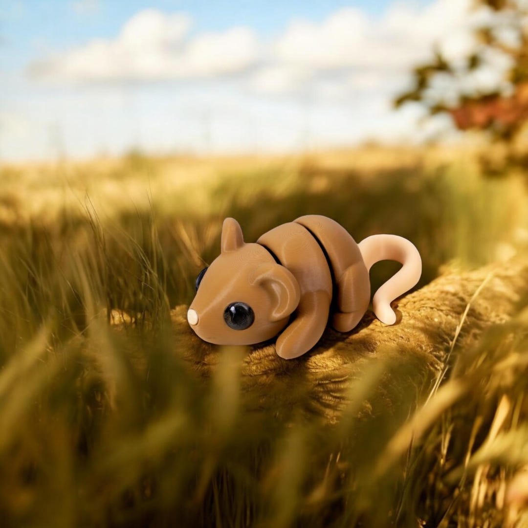 Baby Mouse Articulated 3D Printed Fidget Toy - Etsy