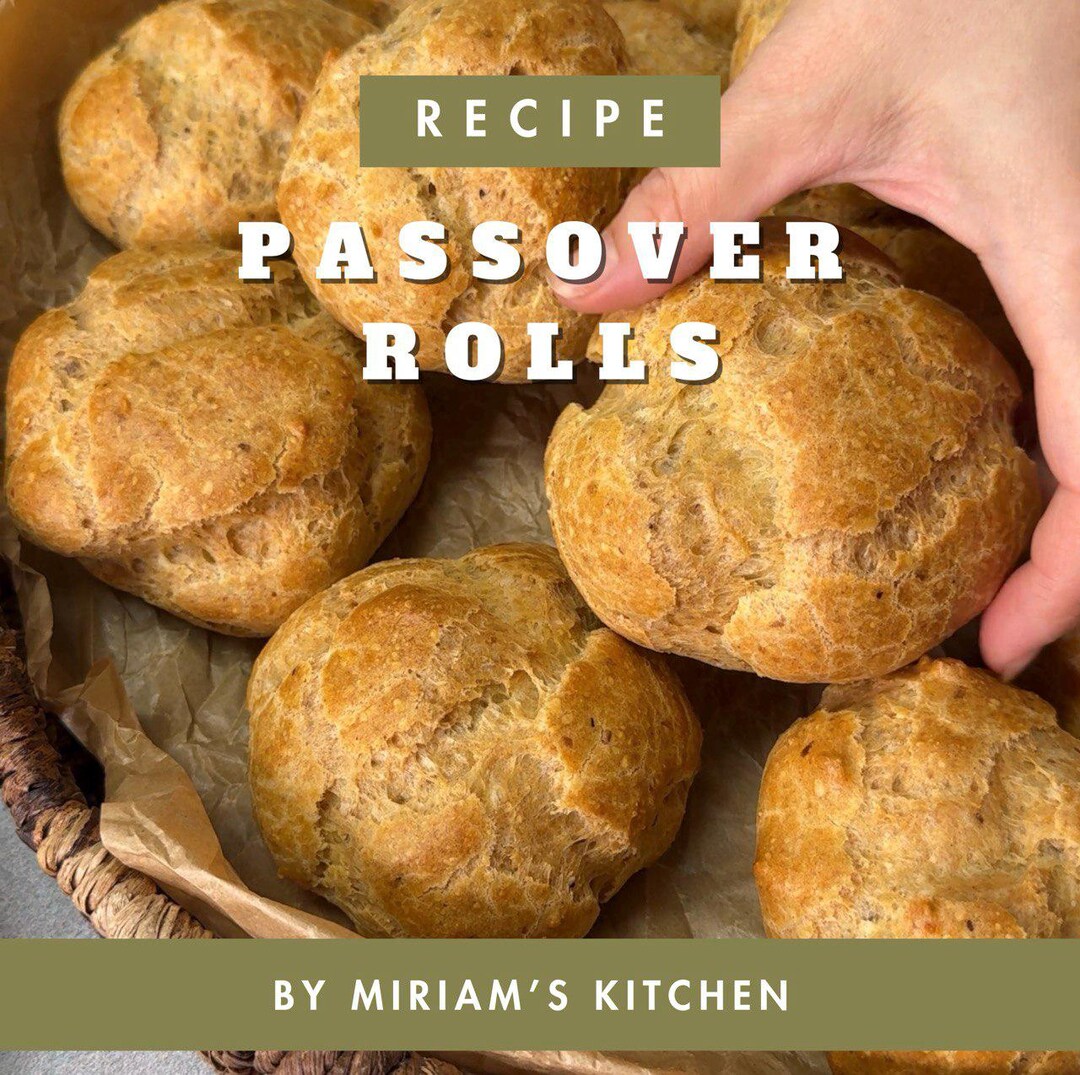 Passover Rolls Recipe Kosher/pareve for Passover Created by Miriam's ...