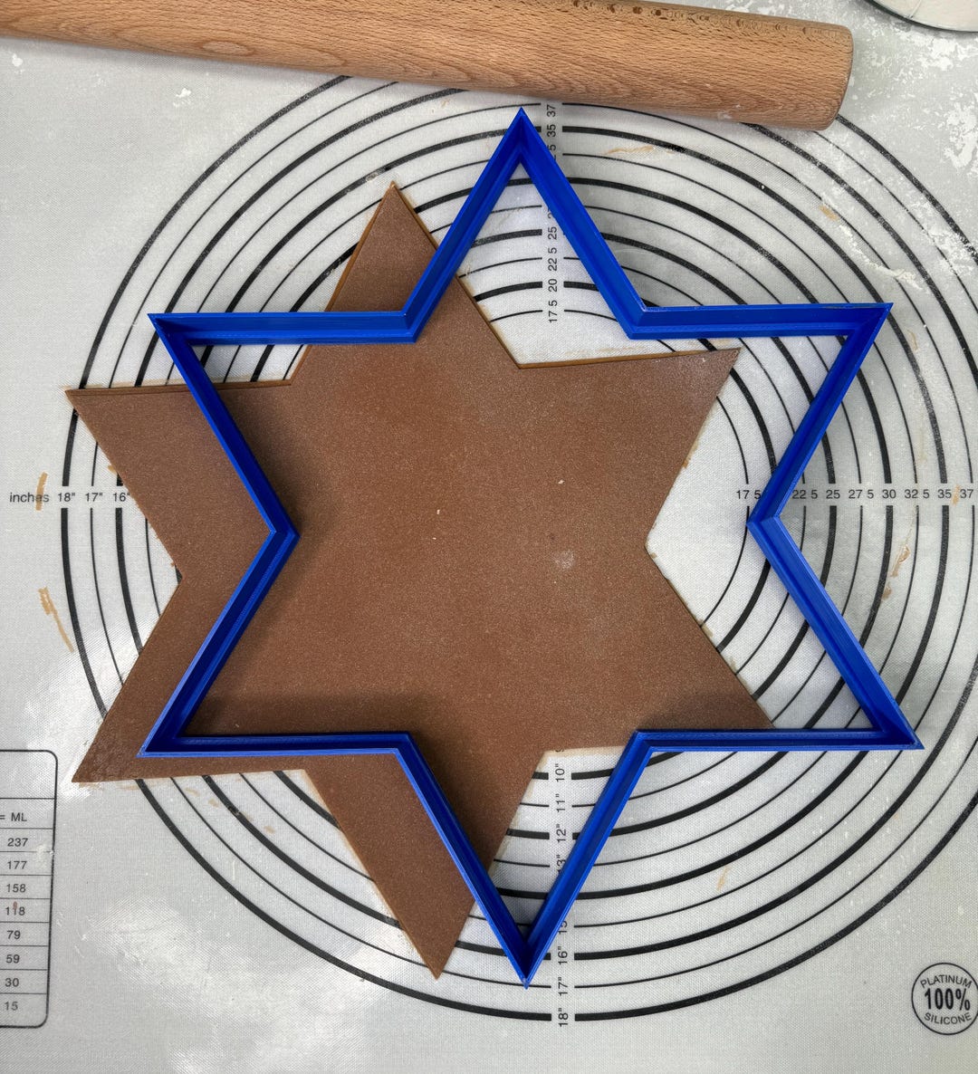 GIANT Magen Dovid | Jewish Star | David’s Star | Cake, Biscuit & Cookie ...