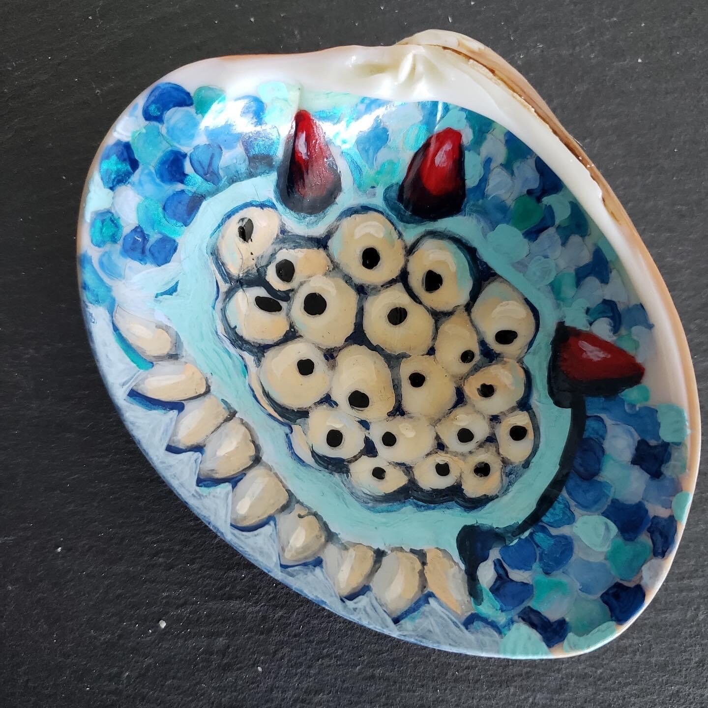 Handpainted Real Seashells - Etsy