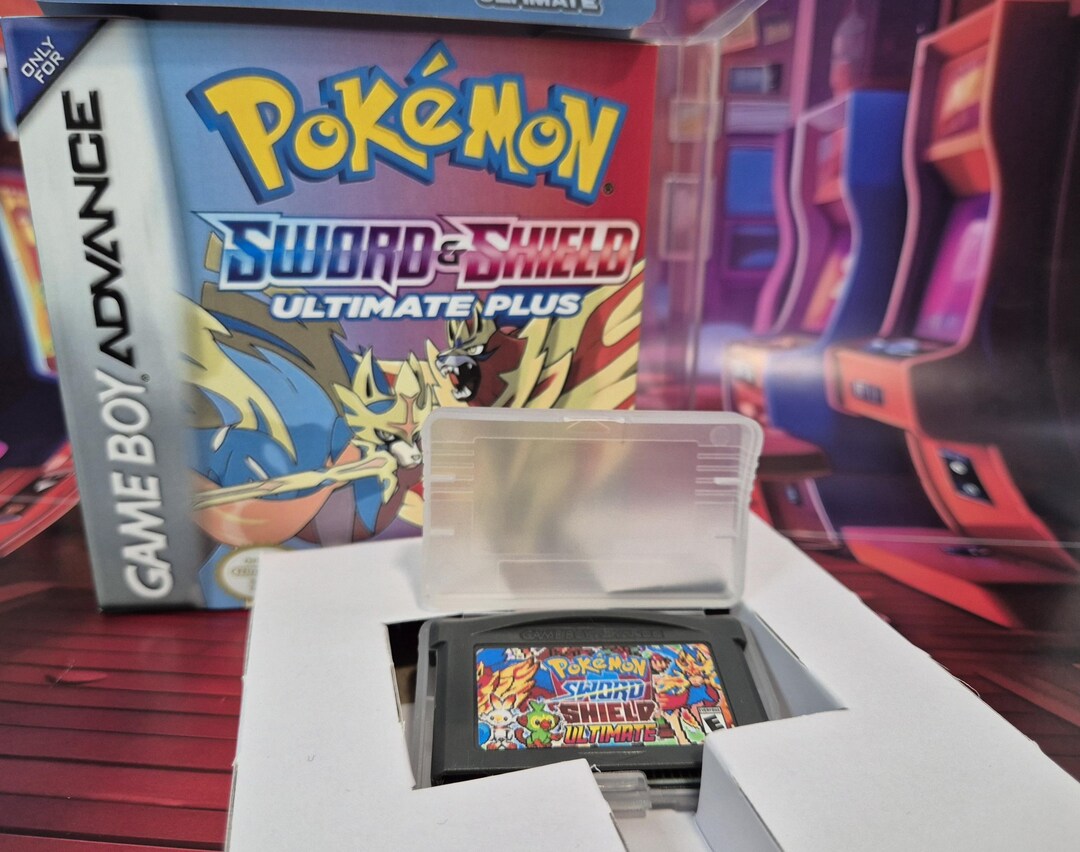Pokemon Sword & Shield Ultimate Plus in English - Game Boy Advance - Etsy