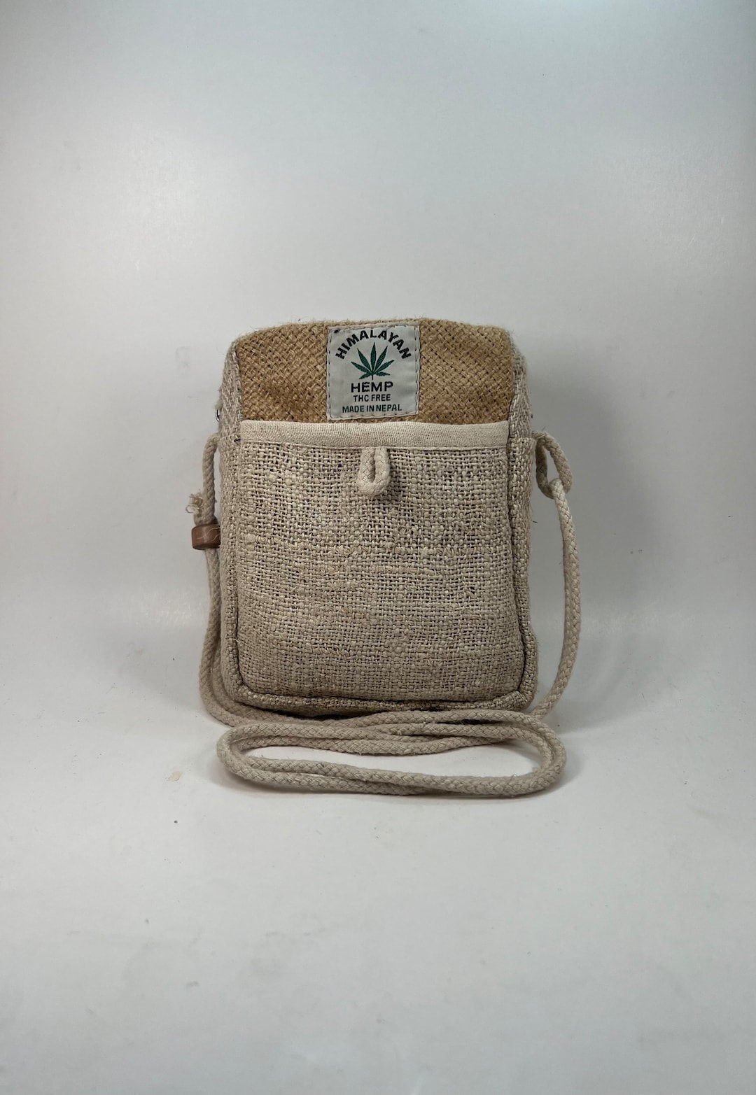 Hemp Mini Bag | Hemp Passport Bag | - Etsy