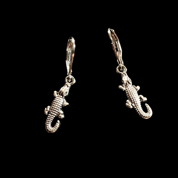 Crocodile Earrings - Etsy