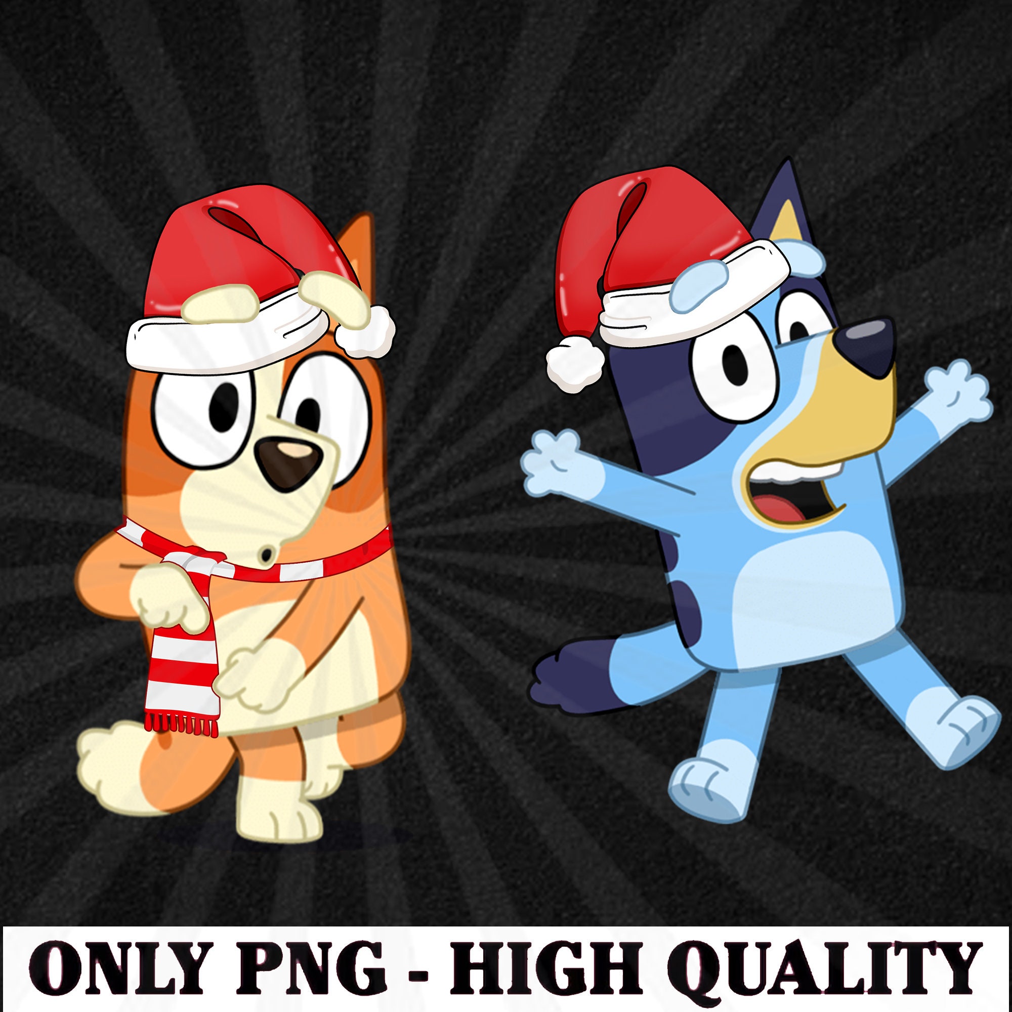 Bluey Christmas Bundle Png Bluey Family Christmas Png - Etsy