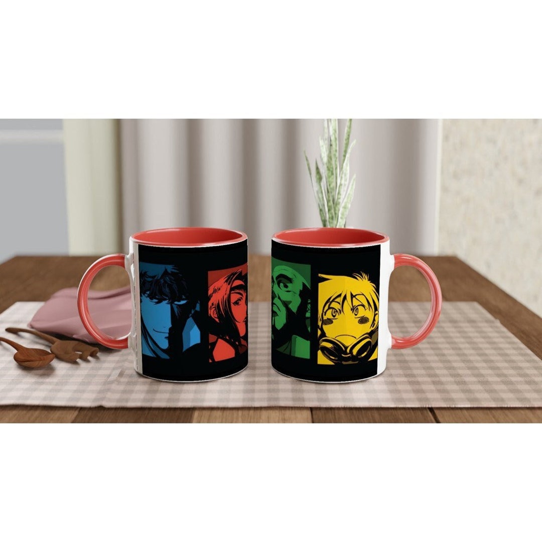 Cowboy Bebop Anime Mug | Original Series Characters | Colourful 11oz ...