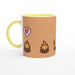 Stardew Valley Cats Mug | Ginger Tabby Cat | SDV Sprites | Emotes ...