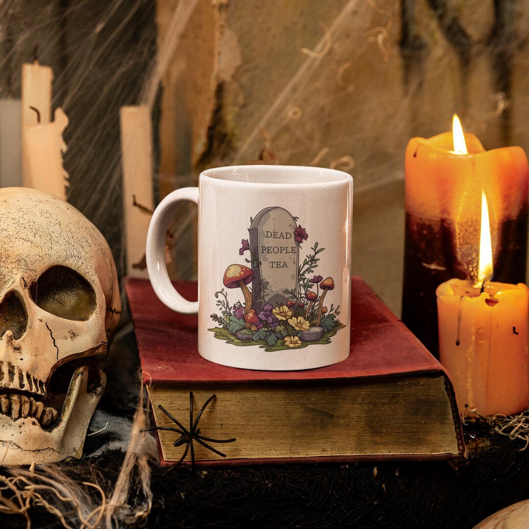 Dead People Tea Dnd Mug Critical Role Playing Gift Caduceus TTRPG or D ...