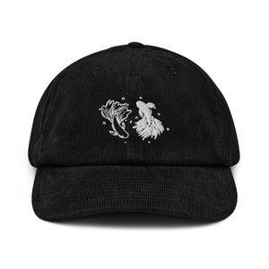Jujutsu Kaisen Hat | Embroidered Baseball Cap | Betta Fish | Yin Yang ...