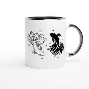 Jujutsu Kaisen Mug | Satoru Gojo | Suguru Geto | Yin Yang | Betta Fish ...