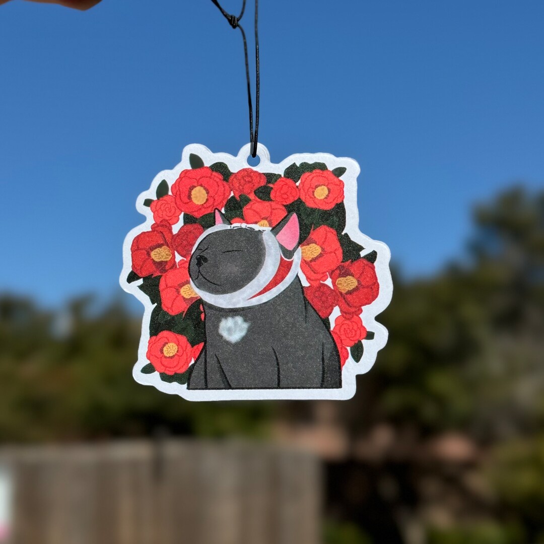 Black Cat and Red Camila Air Freshner Hanging Air Freshner, Car ...