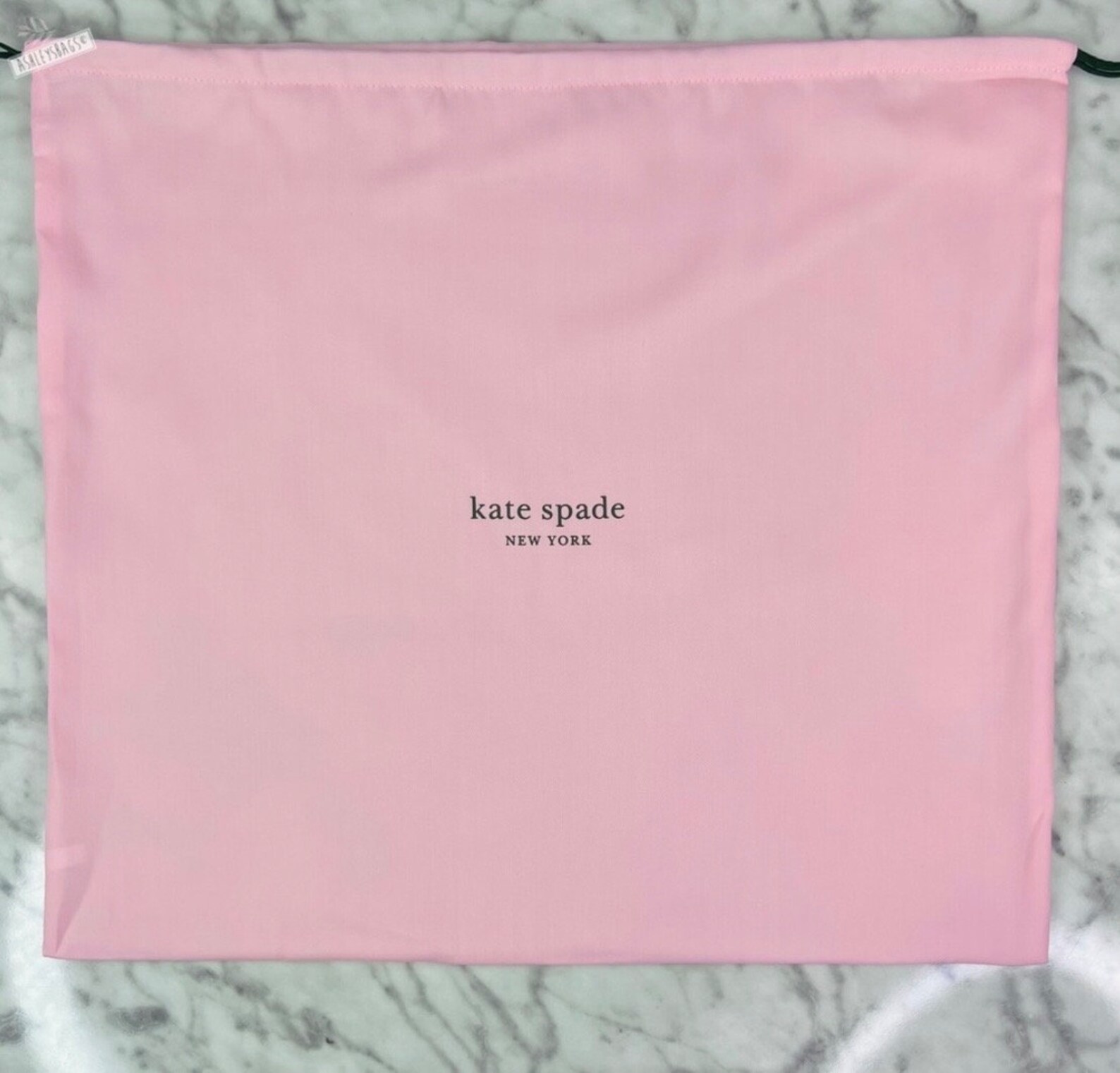 Kate Spade New Logo Pink Medium/large Drawstring Dust Bag - Etsy