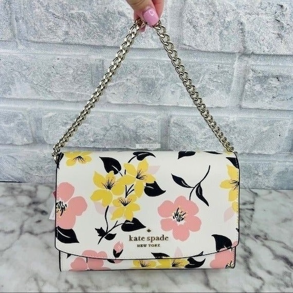 Kate Spade Carson Lily Blooms Convertible Crossbody &… - Gem