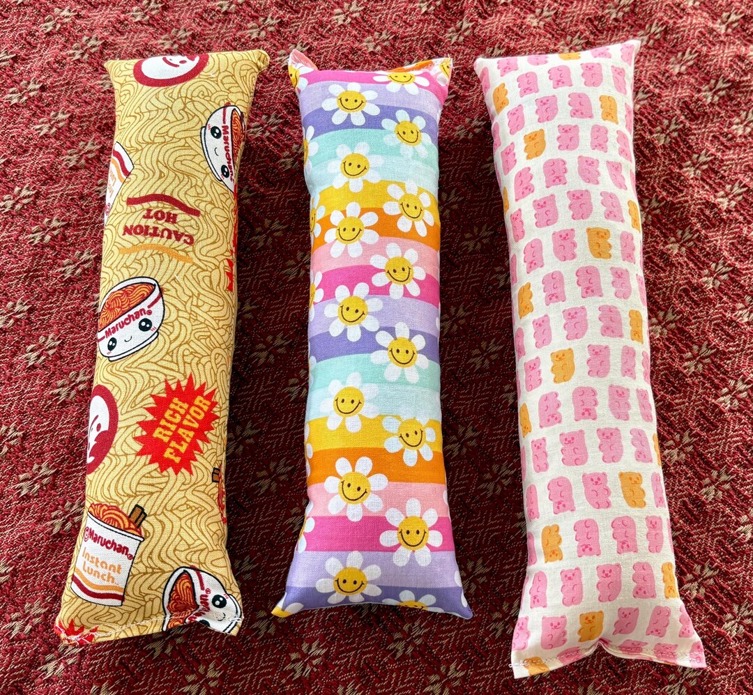 Handmade Catnip Kick Stick: Gummy Bear, Ramen, or Flower Print - Etsy