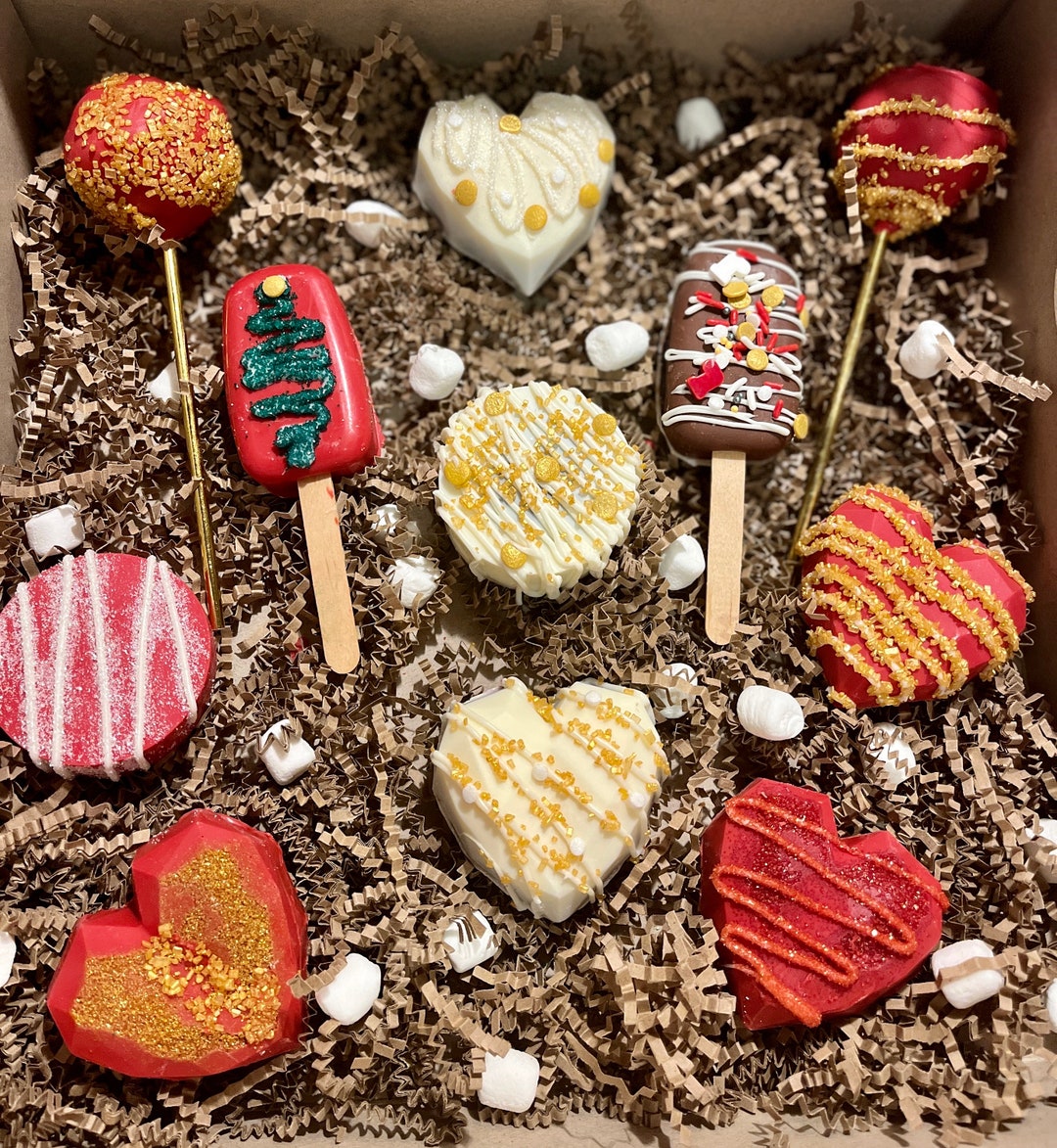 Christmas Cakesicles Cake Pops Chocolate Covered Oreos Cake - Etsy UK