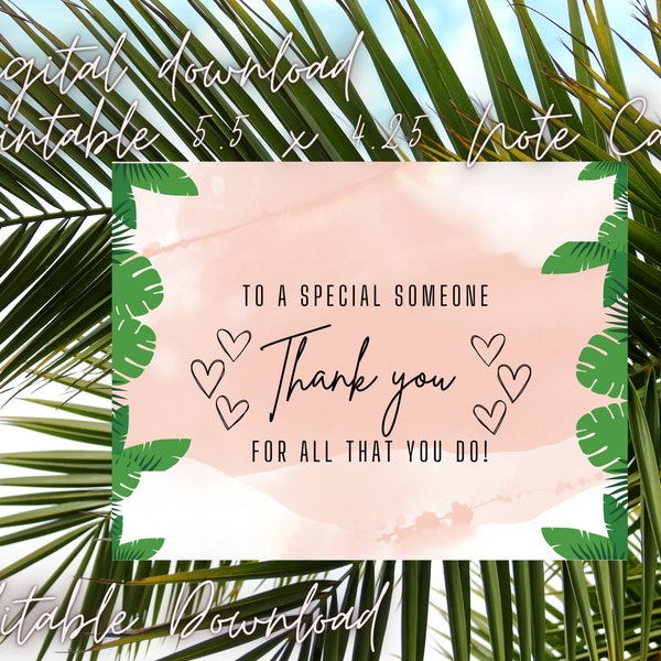 Thank You Note Cards - Etsy