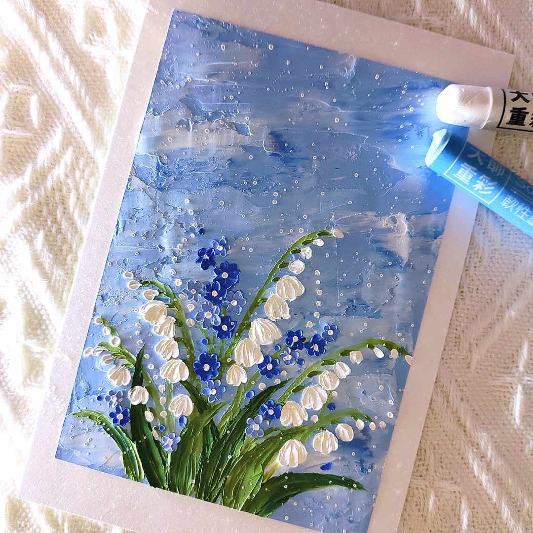 OIL PANTING Handmade and Self Created Oil Painting of Orchids - Etsy
